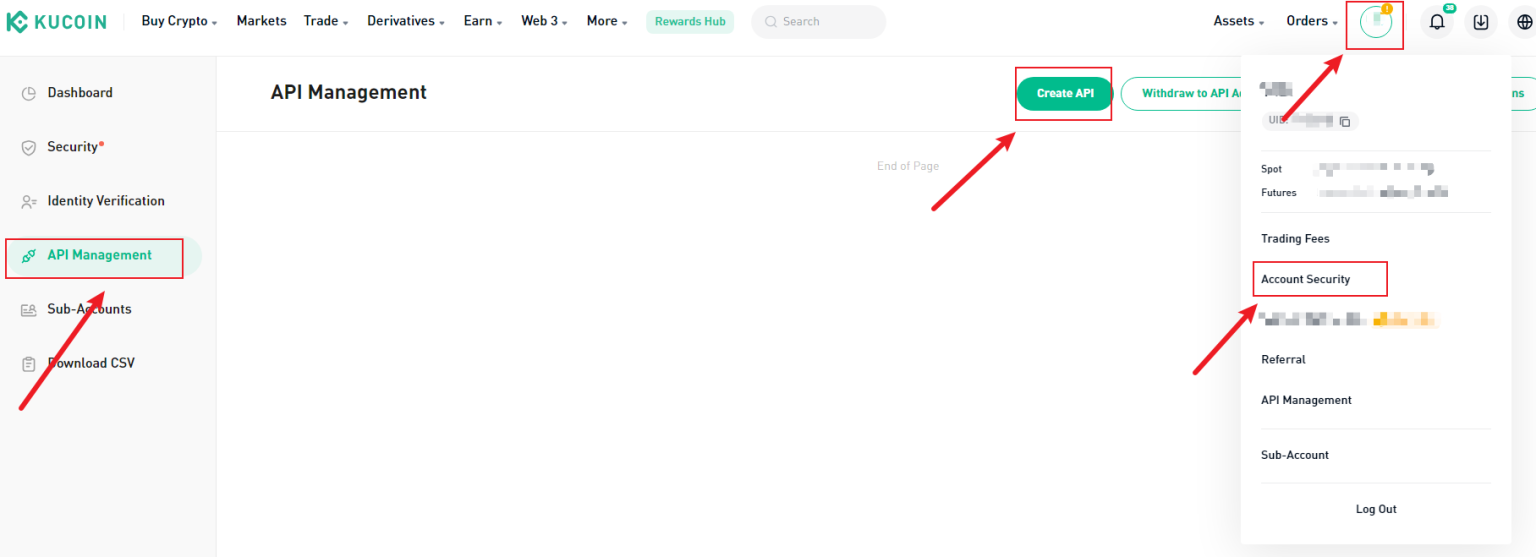 How To Create API Keys On KuCoin - Robuxio